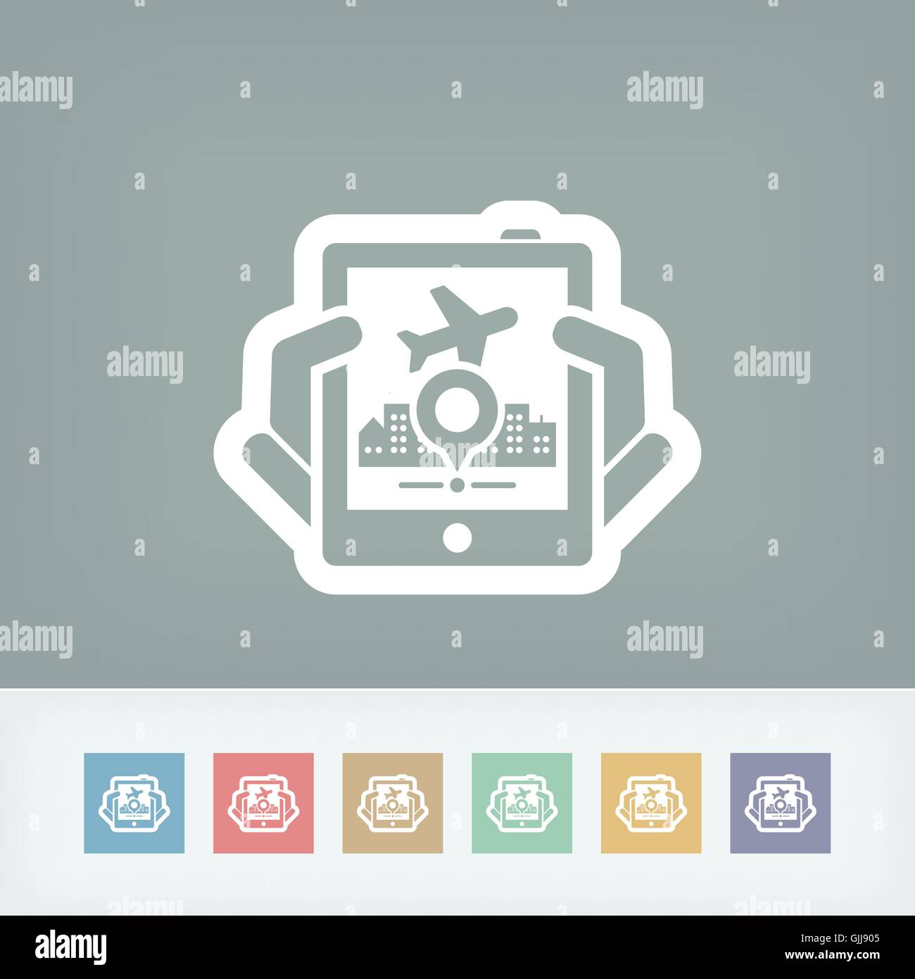 Map air Stock Vector Images - Alamy