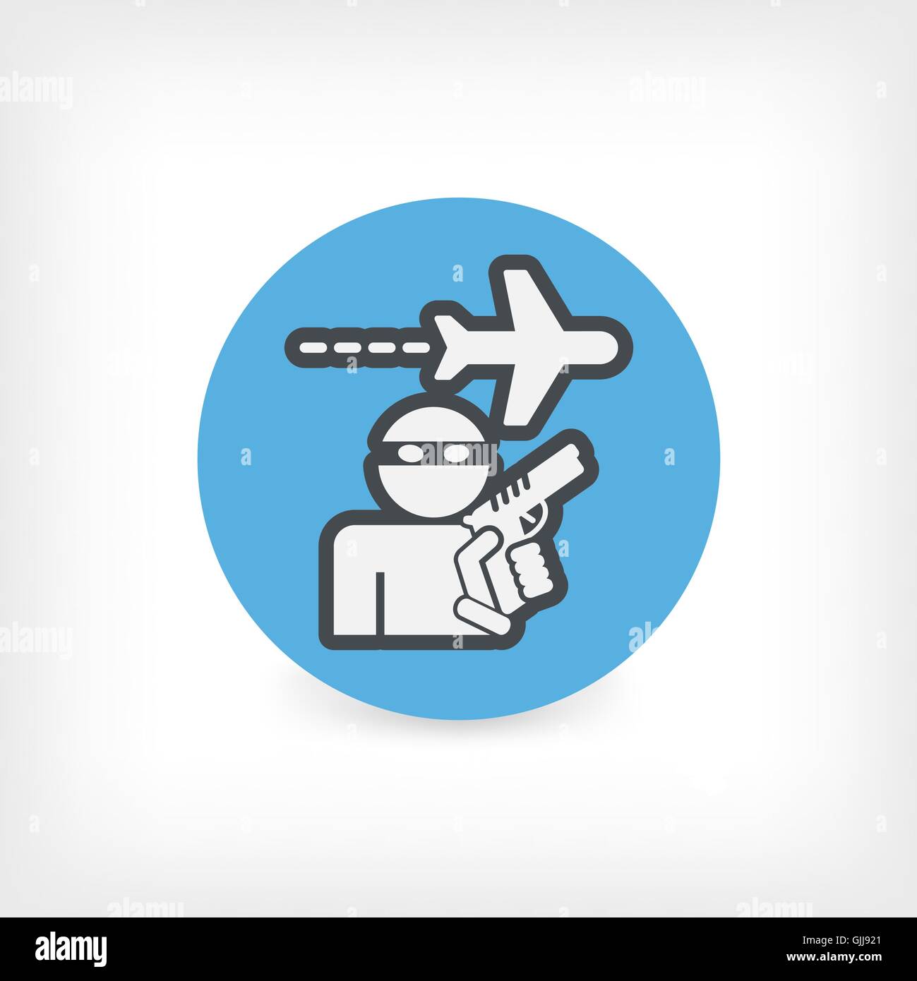 Hijacking plane Stock Vector Images - Alamy