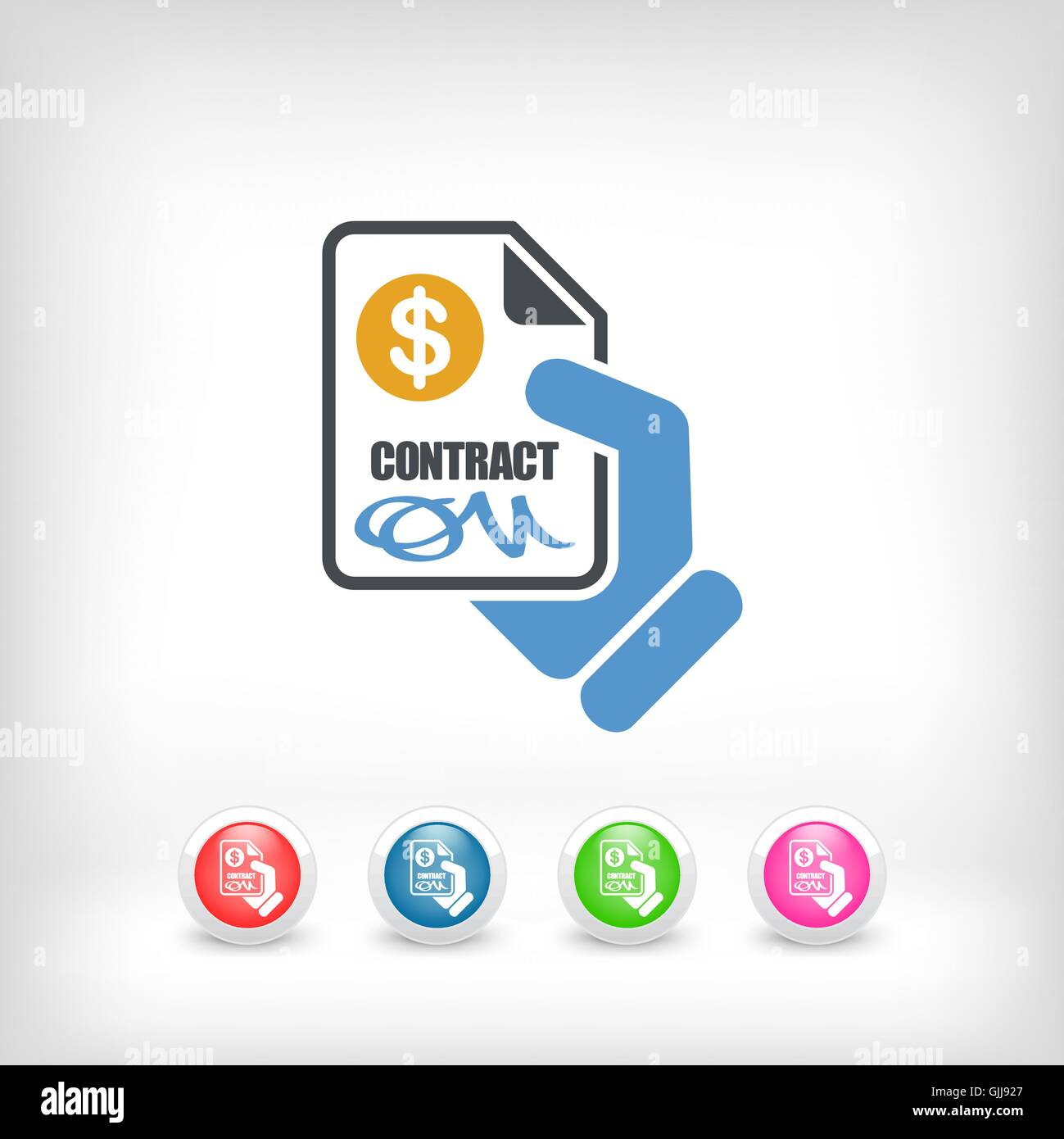 Money contract hand hi-res stock photography and images - Alamy
