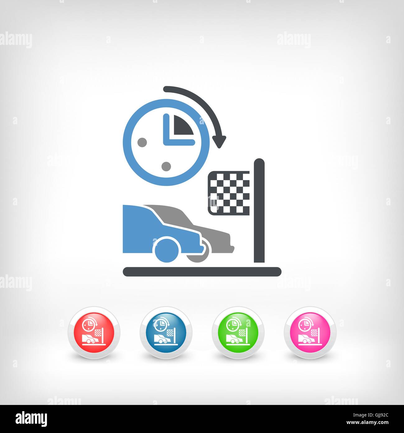 Car race icon Stock Vector Image & Art - Alamy