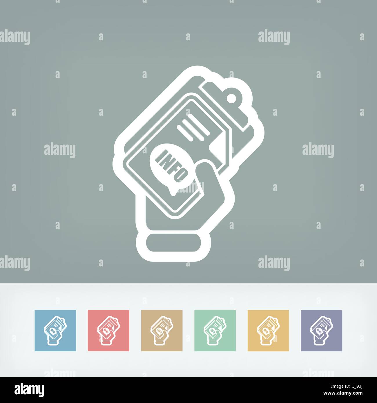 Info document icon hi-res stock photography and images - Alamy