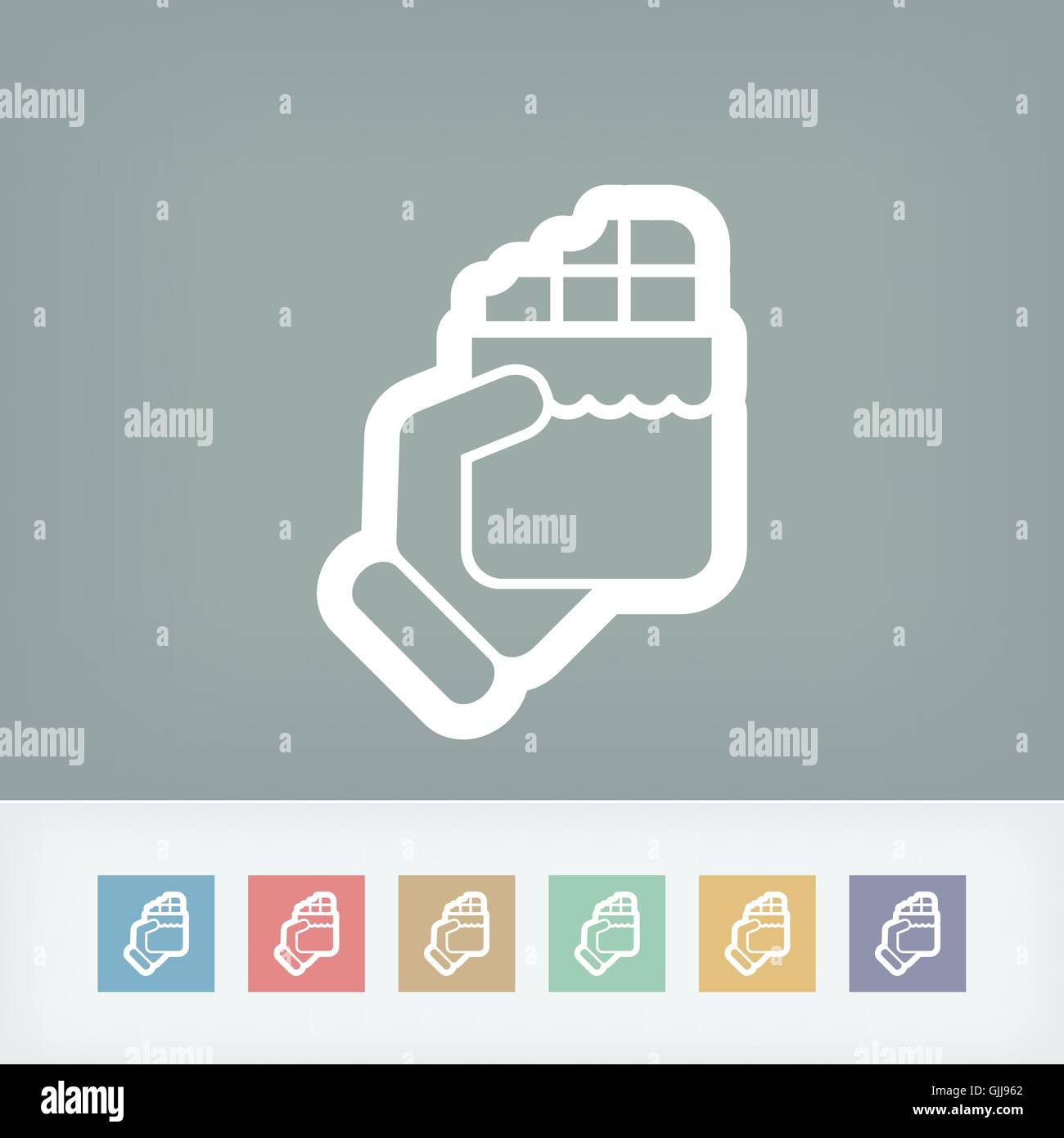 Dessert snack bar icon Stock Vector Images - Alamy