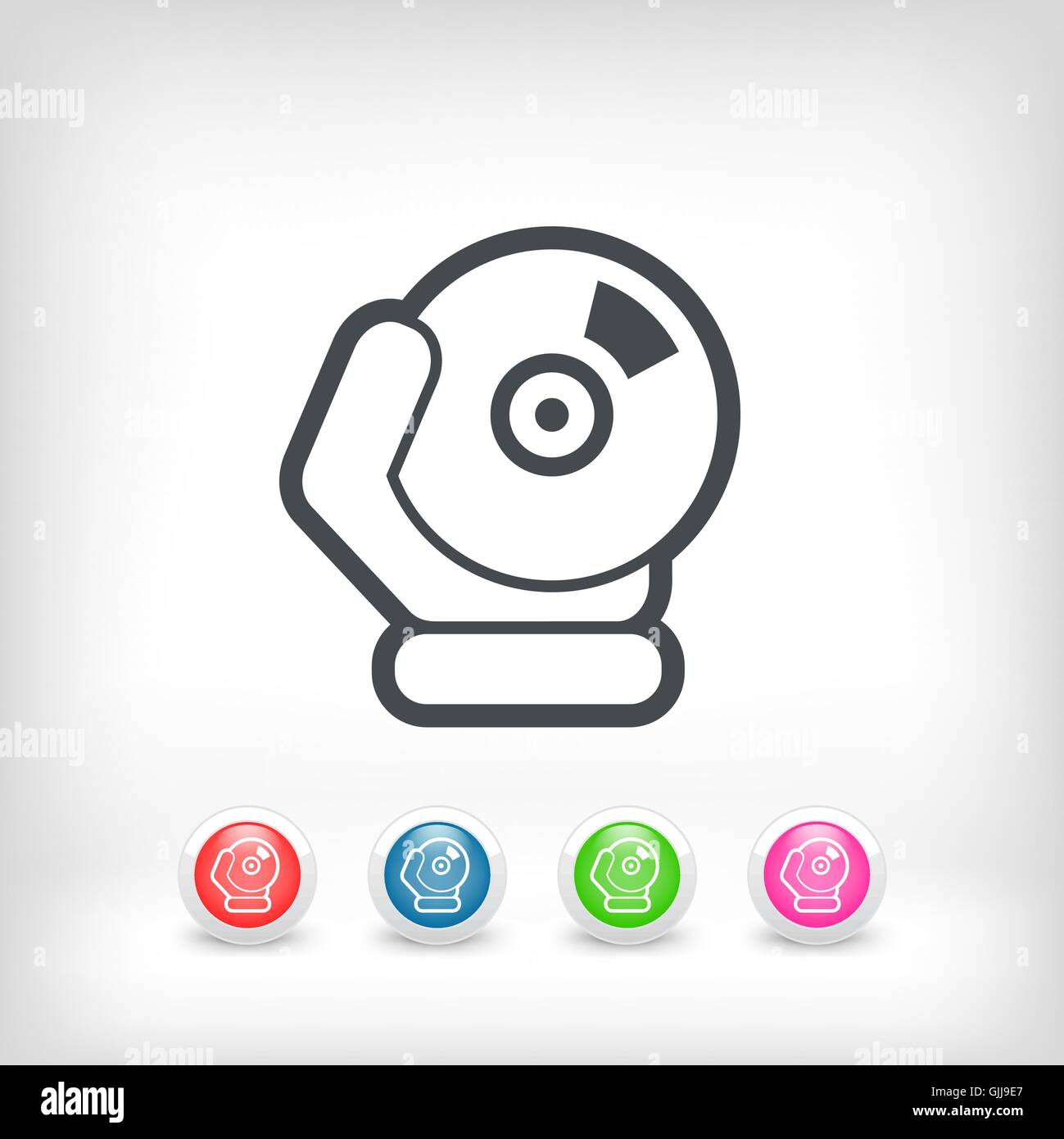 Hand holding dvd Stock Vector Images - Alamy