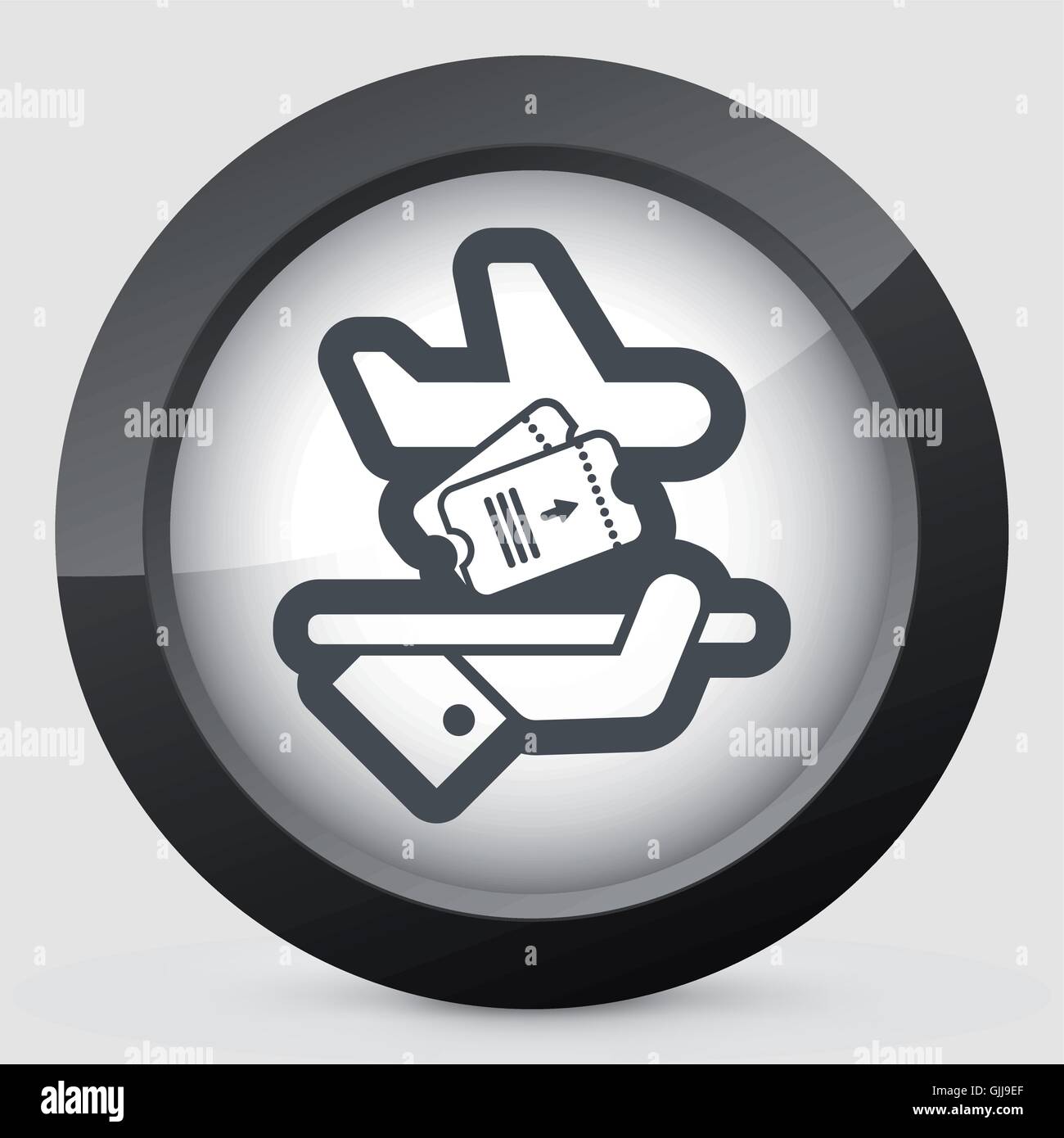 Freighter plane Stock Vector Images - Alamy