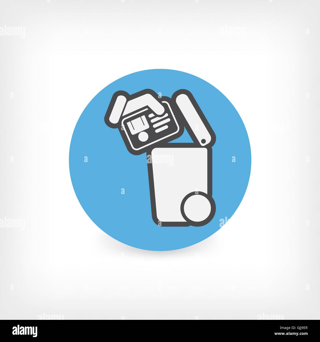 Separate waste collection icon Stock Vector Image & Art - Alamy
