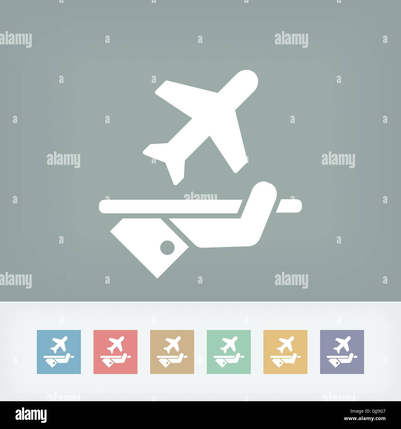 Airplane flight aviation service Stock Vector Images - Alamy