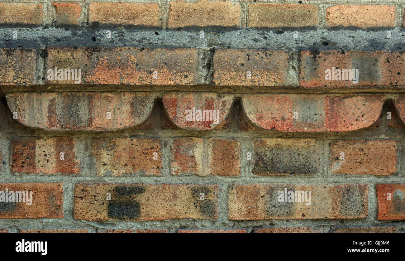 An old brick wall with signs of aging Stock Photo - Alamy