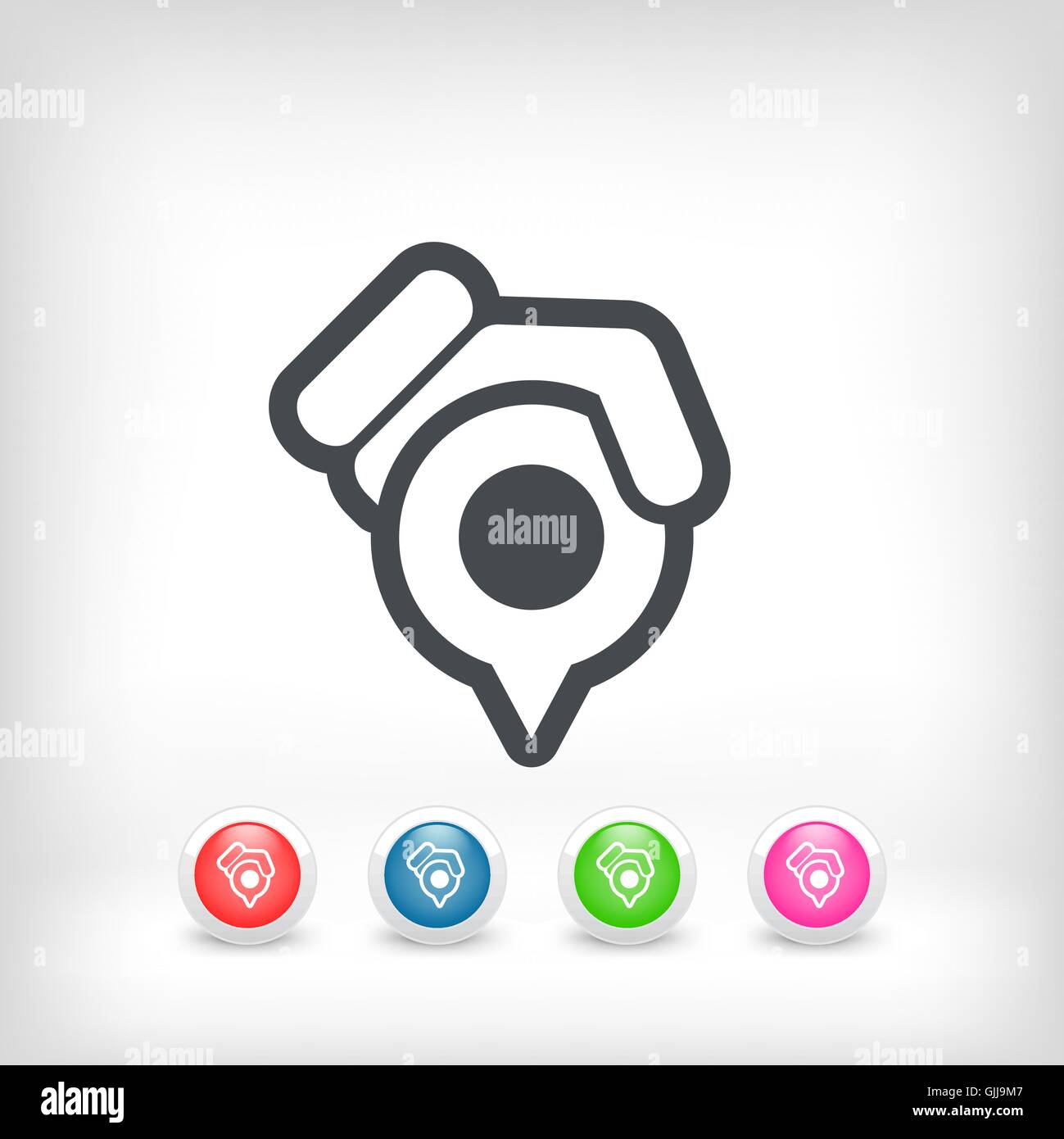 Position pointer icon Stock Vector Image & Art - Alamy