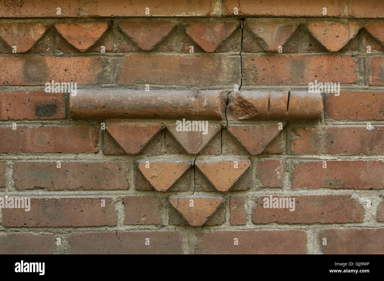 An old brick wall with signs of aging Stock Photo - Alamy
