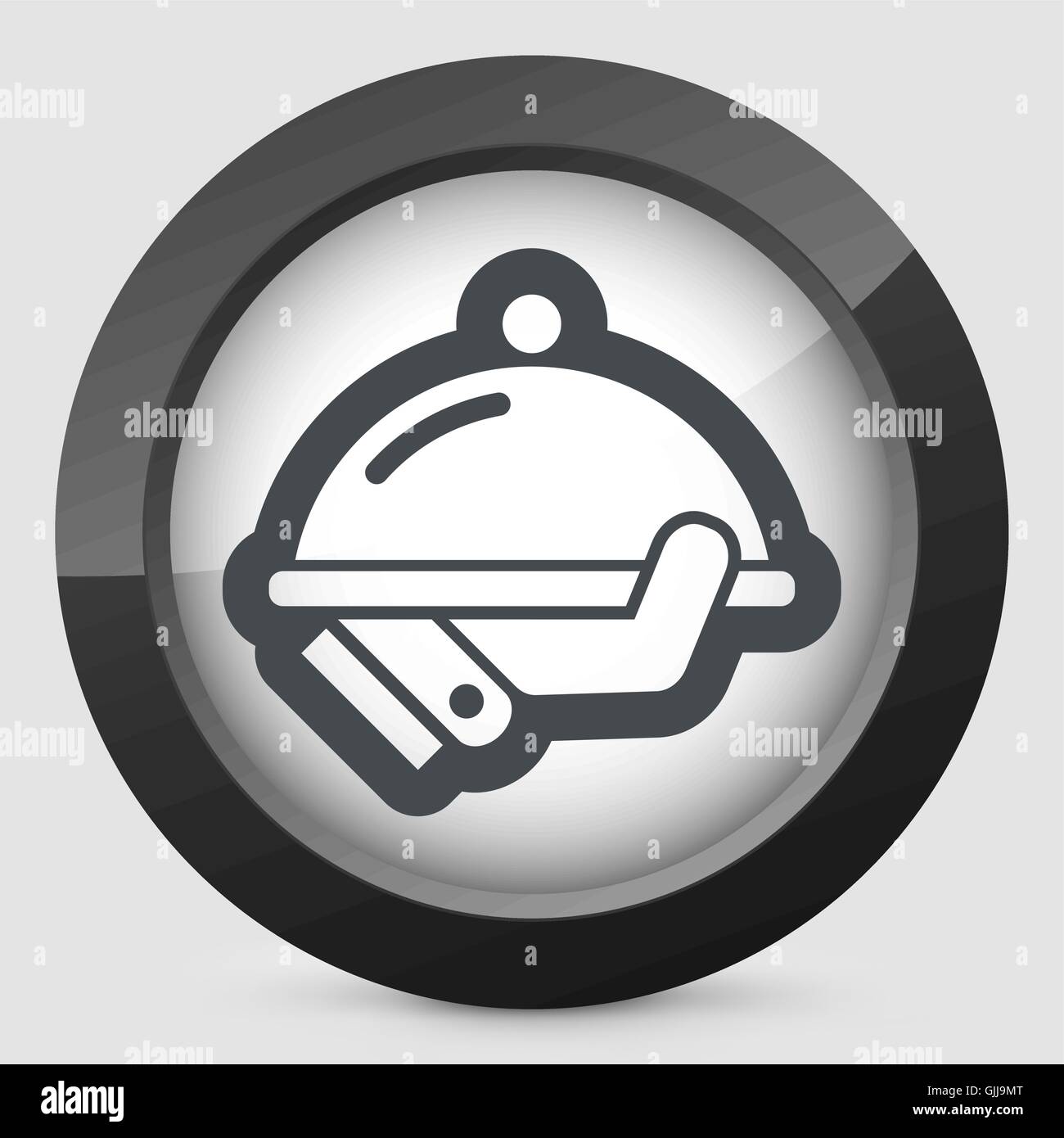 Waiter food Stock Vector Images - Alamy
