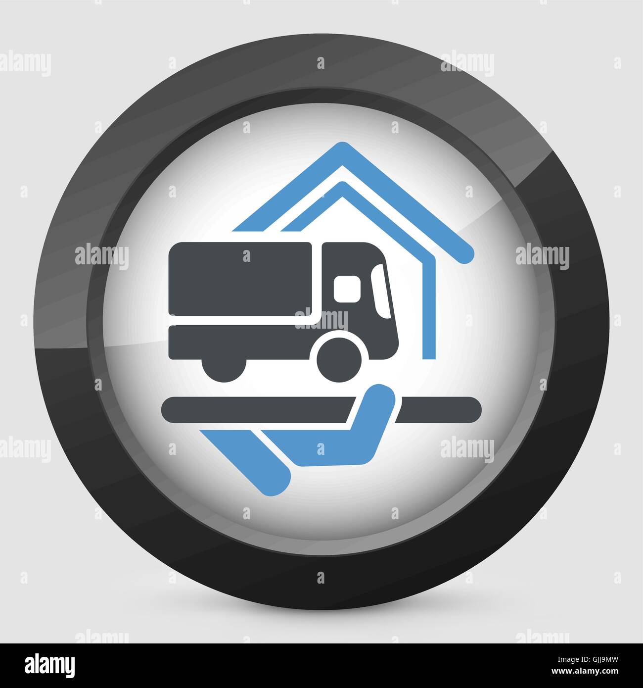 Cargo courier delivery postal Stock Vector Images - Alamy