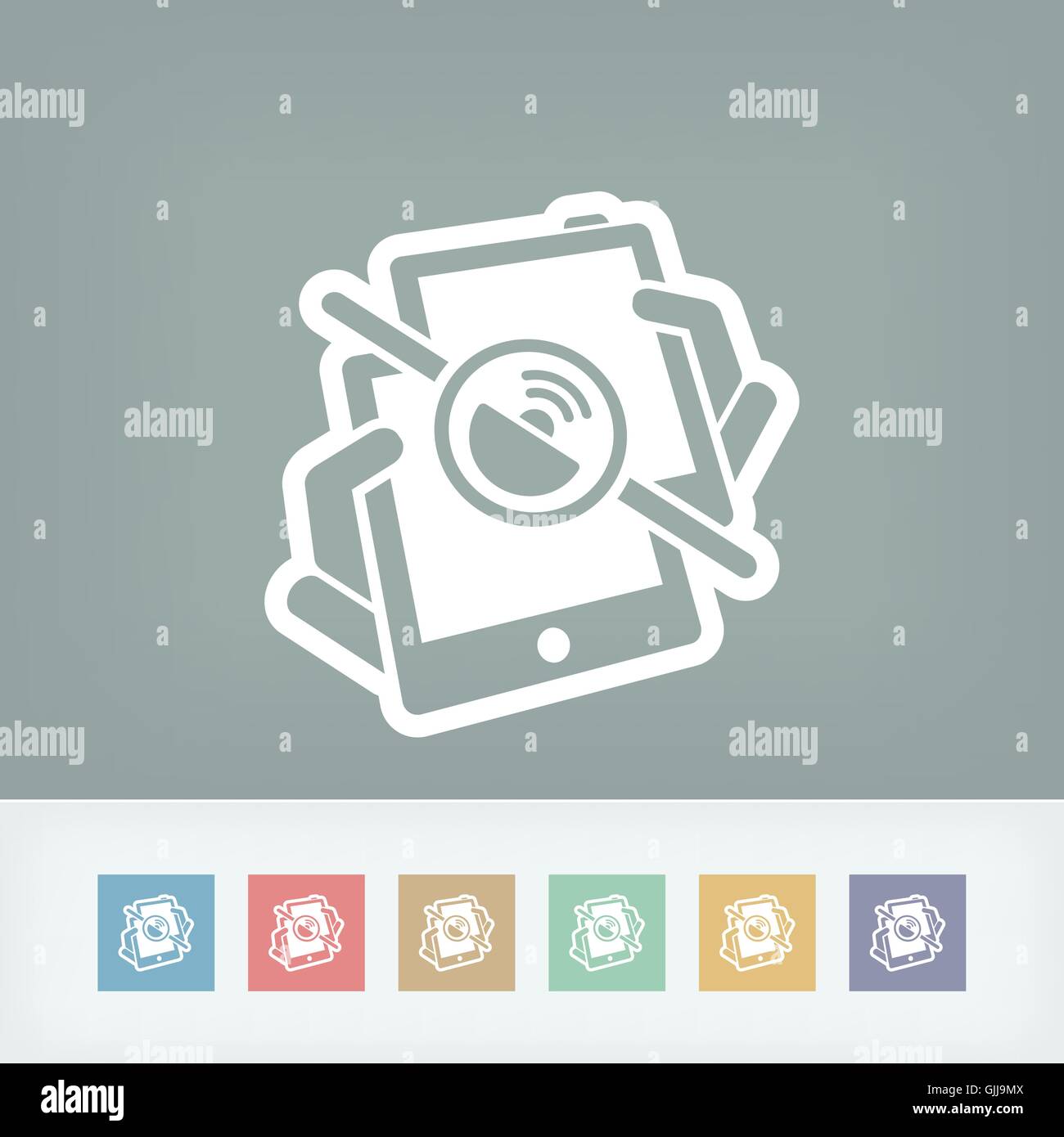 Mobile connection icon Stock Vector Image & Art - Alamy