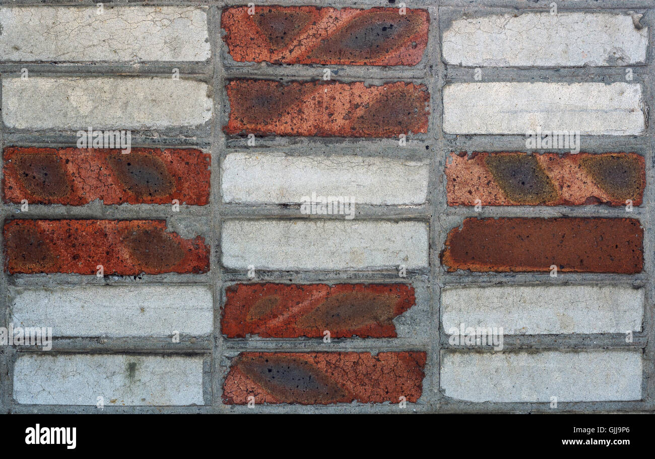 An old brick wall with signs of aging Stock Photo - Alamy