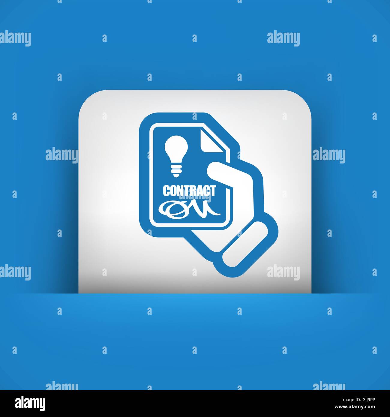 Contract for electricity service Stock Vector Image & Art - Alamy