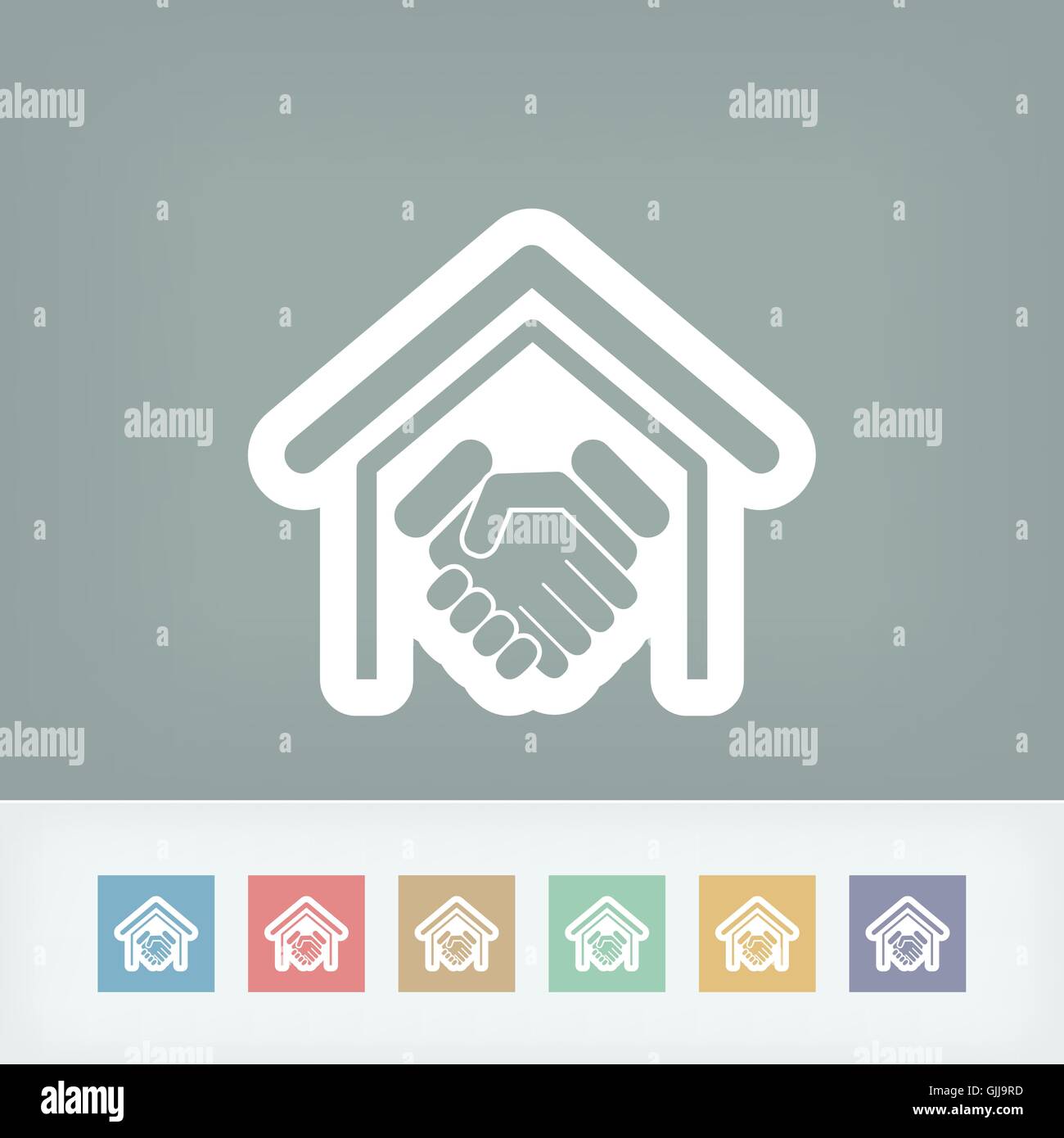 Real estate handshake Stock Vector Image & Art - Alamy