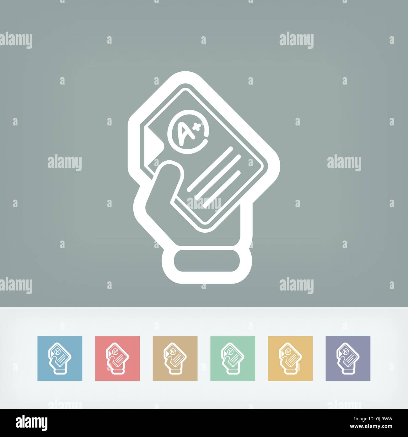 Document with excellent results Stock Vector Image & Art - Alamy