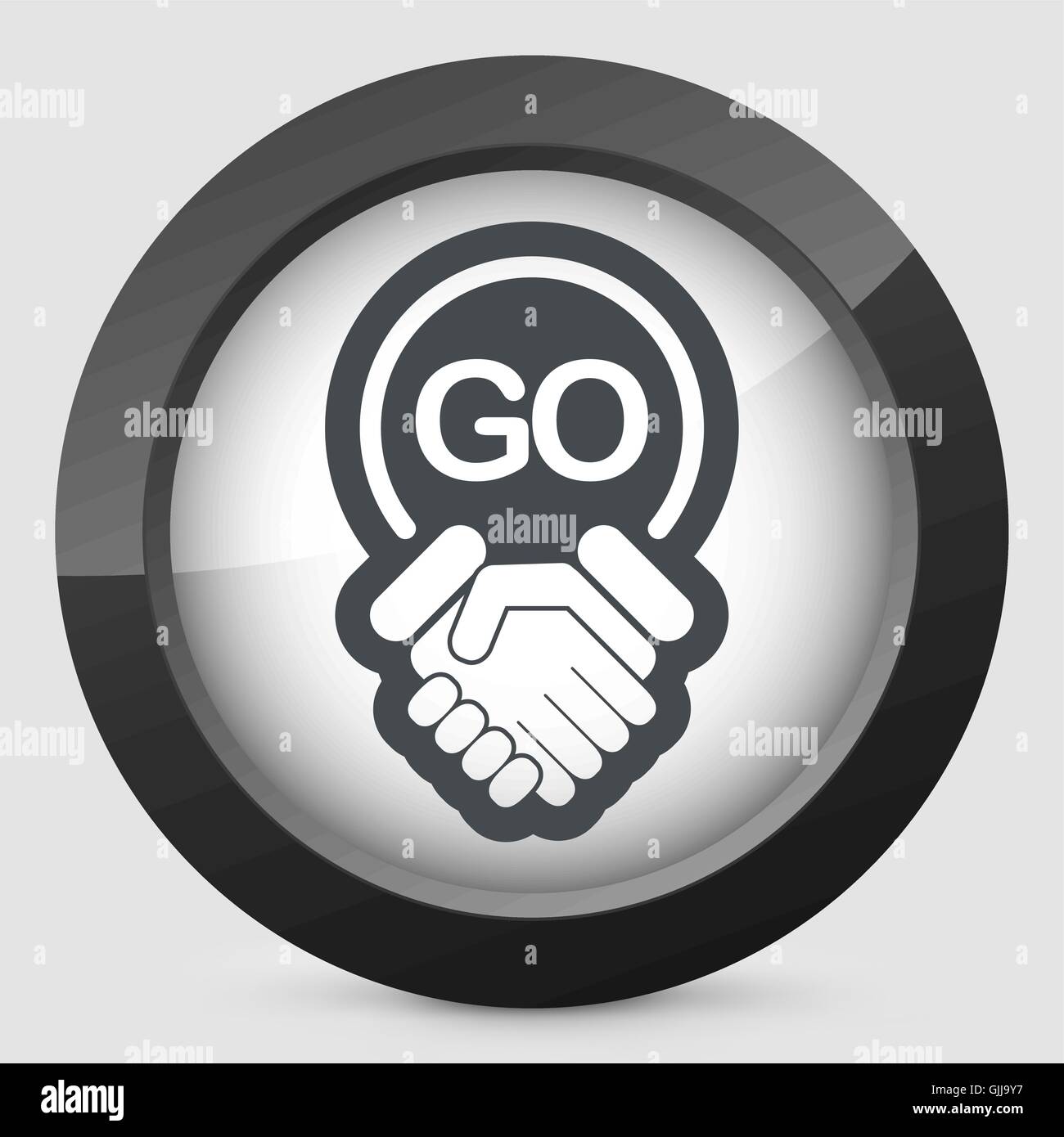 Agree startup icon Stock Vector Image & Art - Alamy