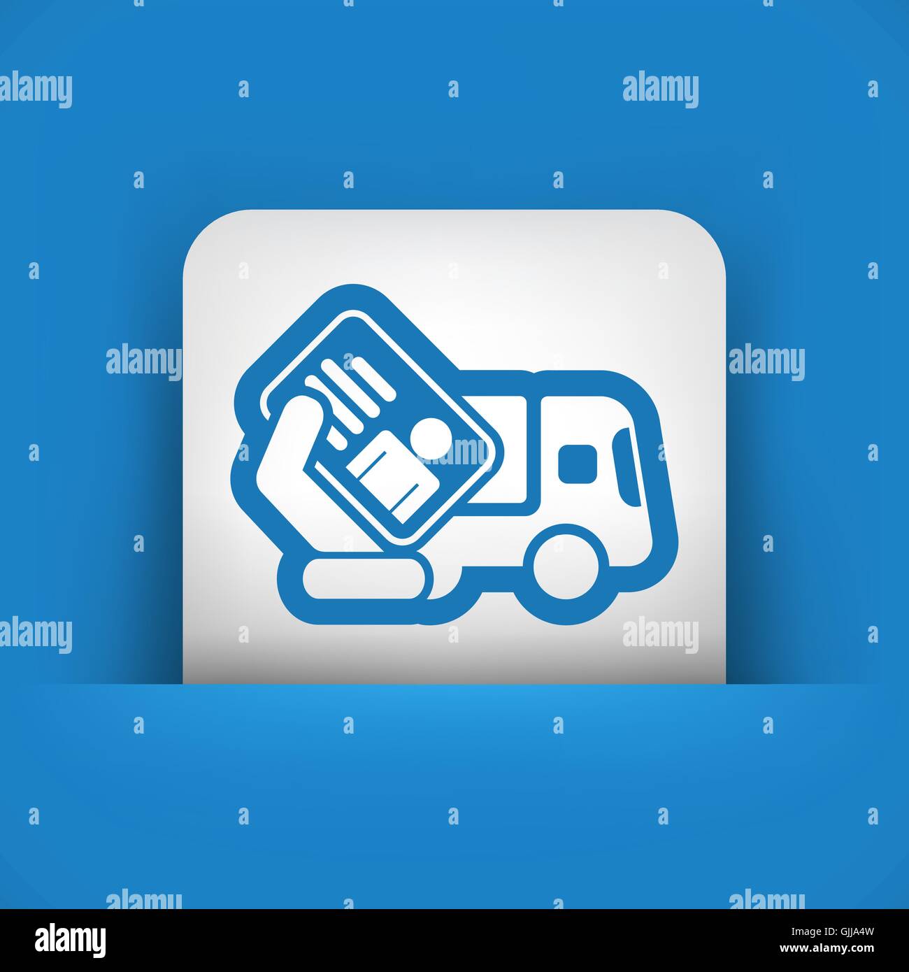 Truck document icon Stock Vector Image & Art - Alamy