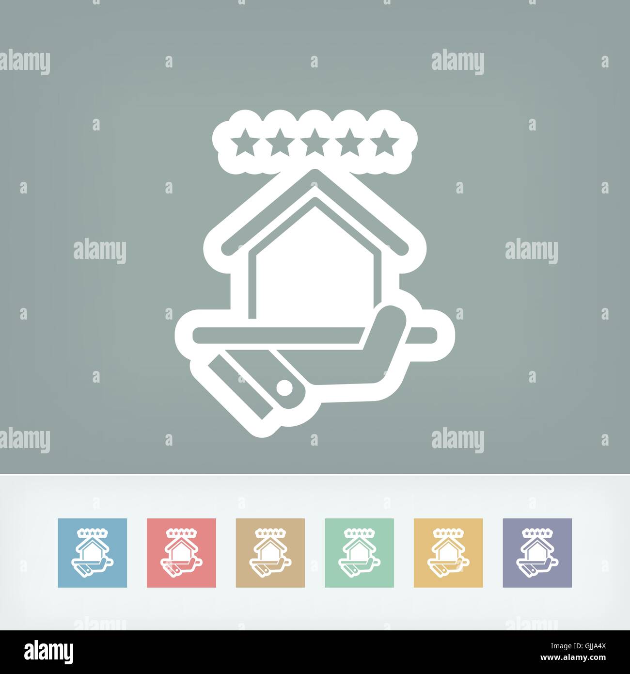 Top rating icon. House Stock Vector Image & Art - Alamy