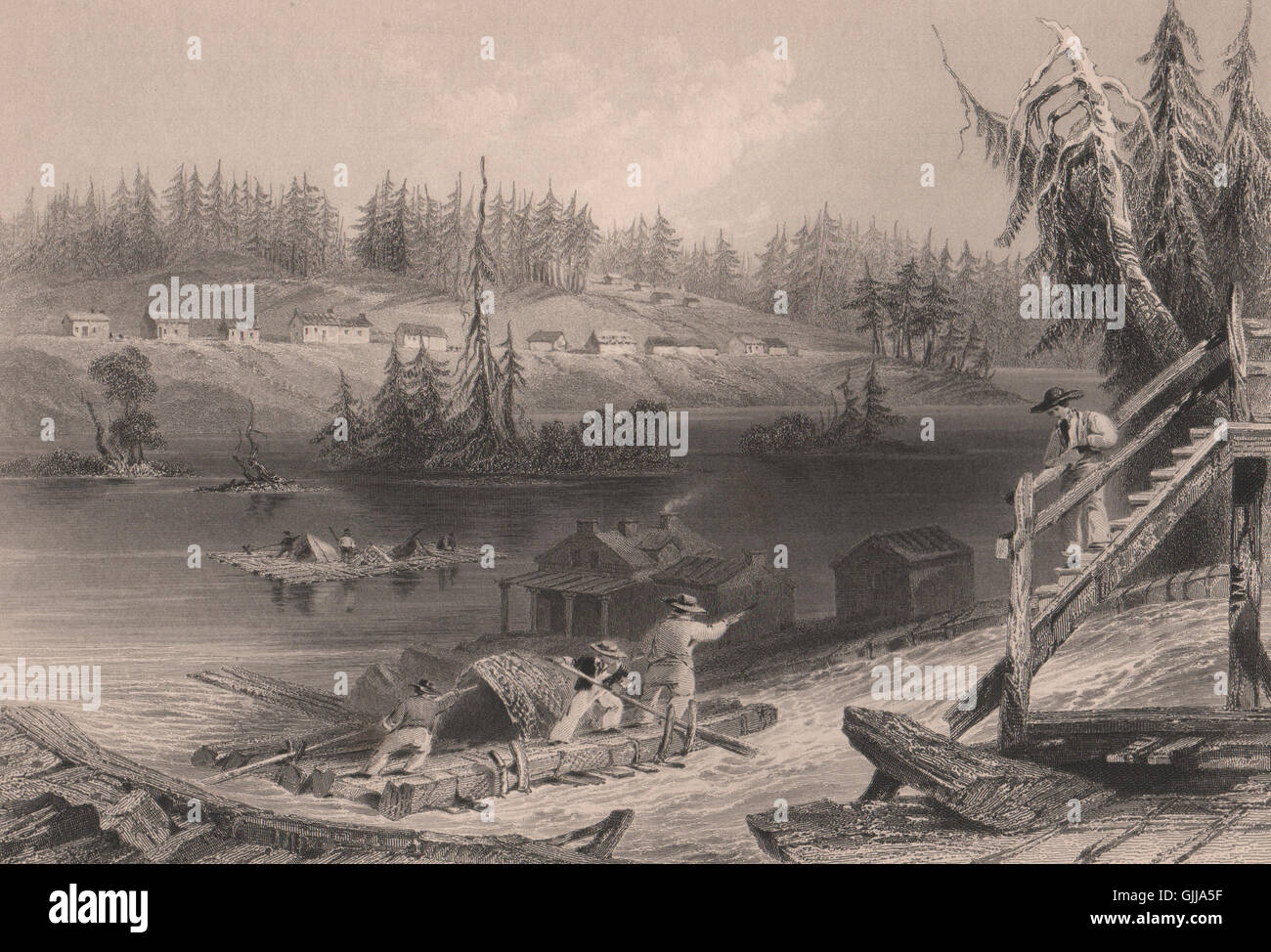 Ottawa river timber hi-res stock photography and images - Alamy