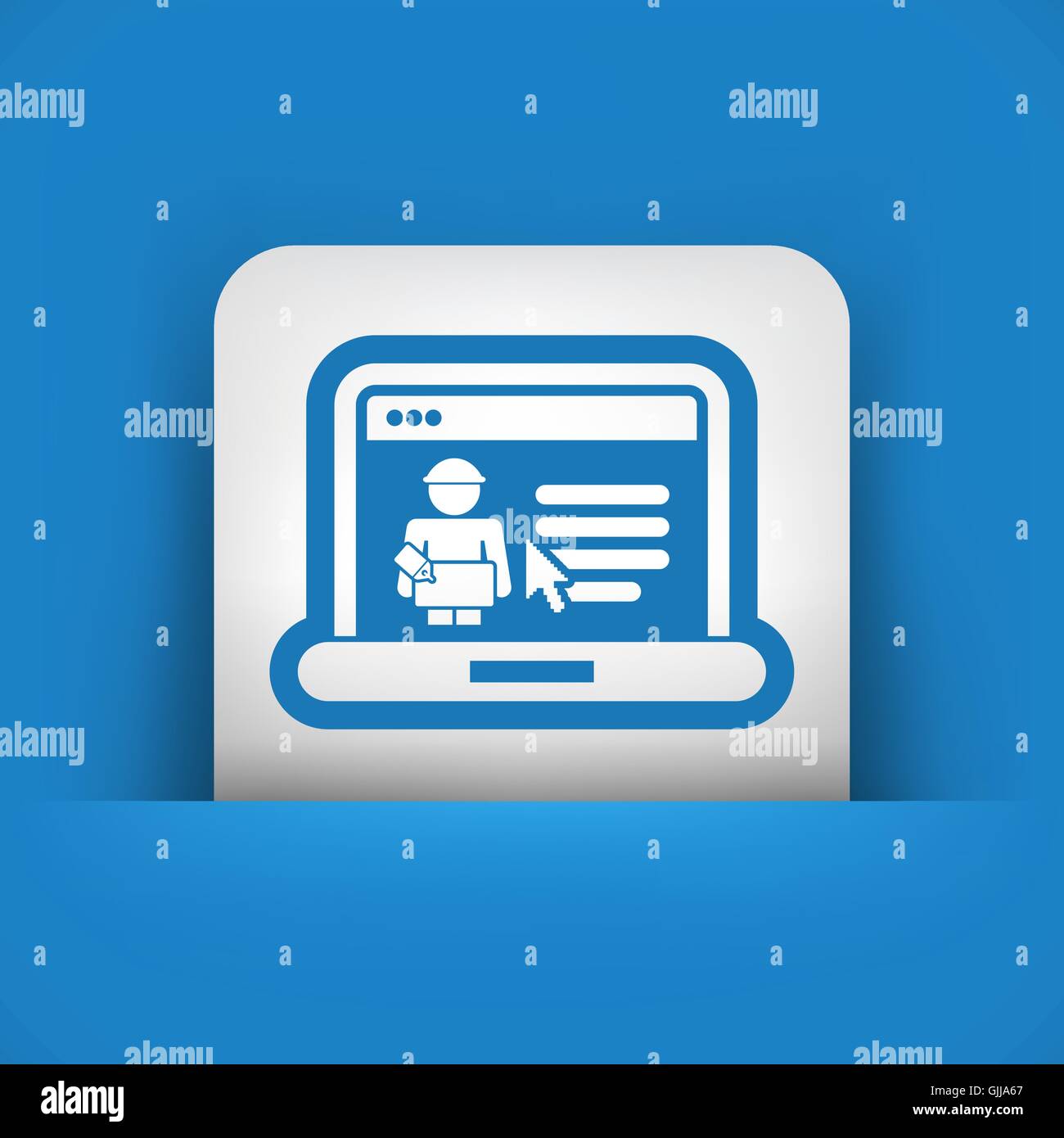 Online store website page Stock Vector Images - Alamy