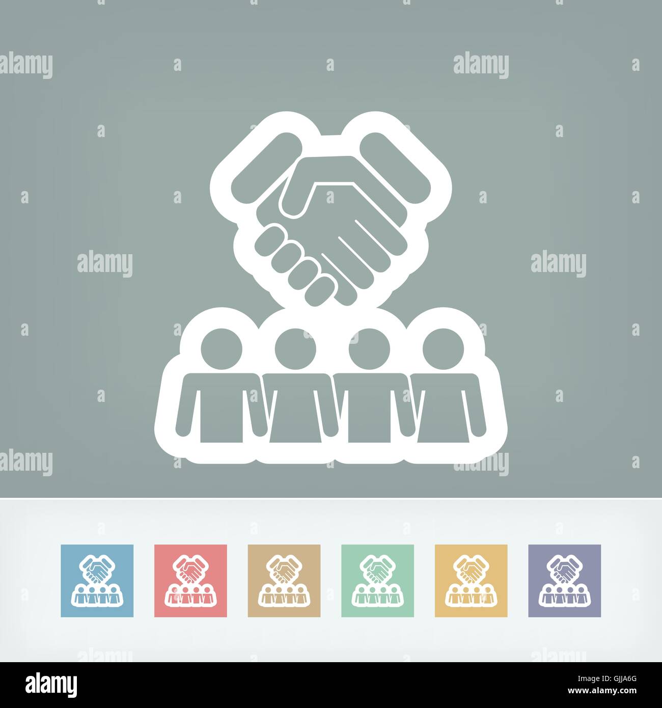 Social agreed icon Stock Vector Image & Art - Alamy