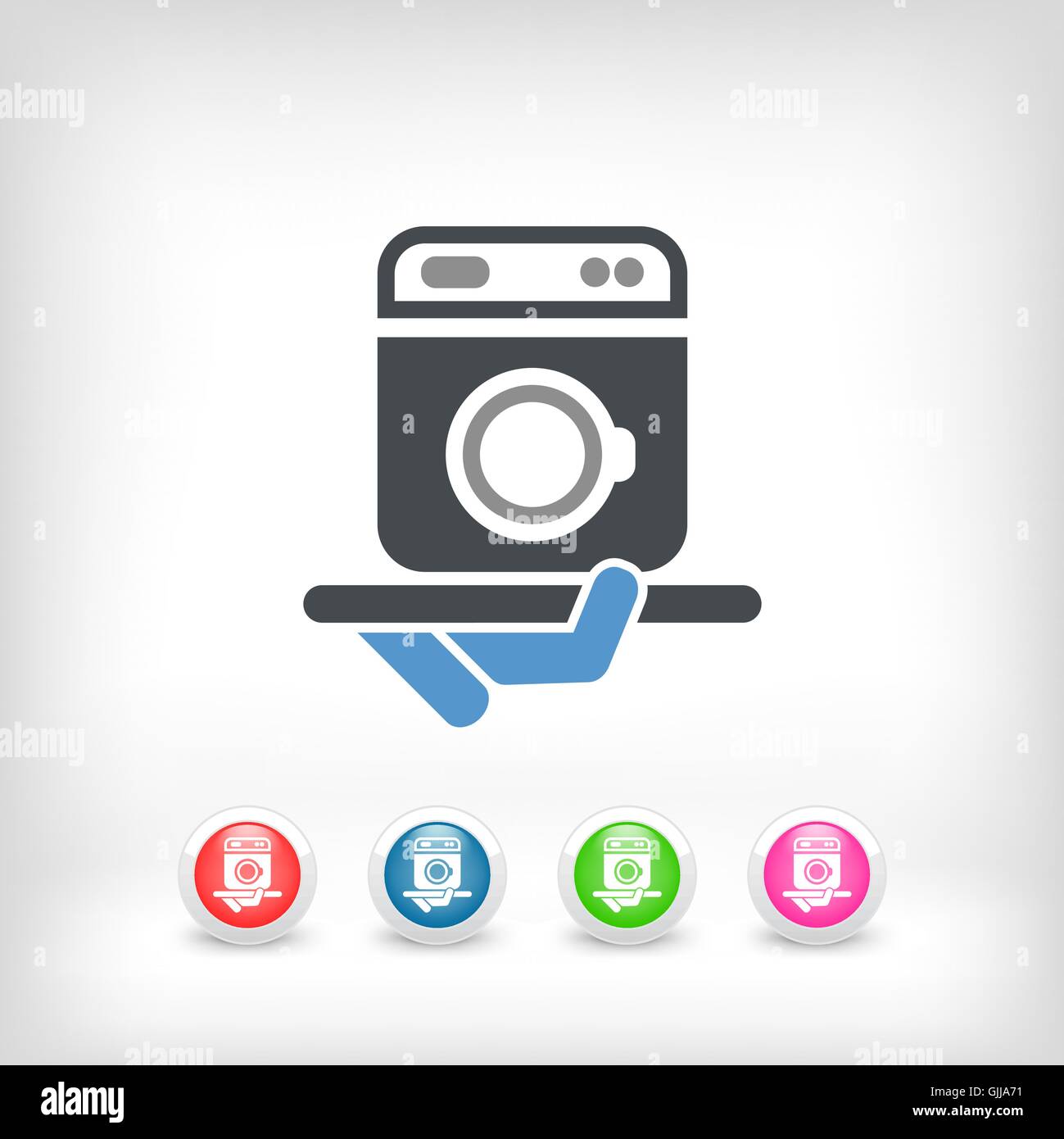 Washing machine icon Stock Vector Image & Art - Alamy