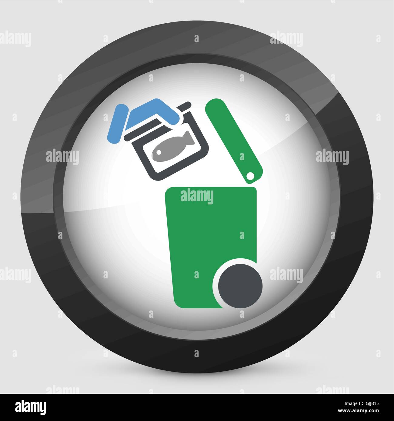 Separate waste collection icon Stock Vector Image & Art - Alamy