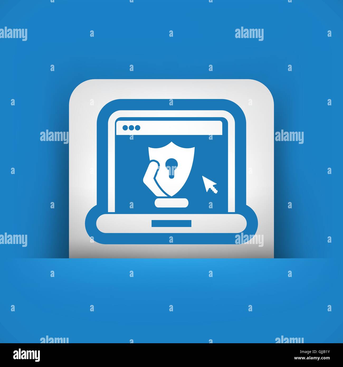 Laptop approved Stock Vector Images - Alamy
