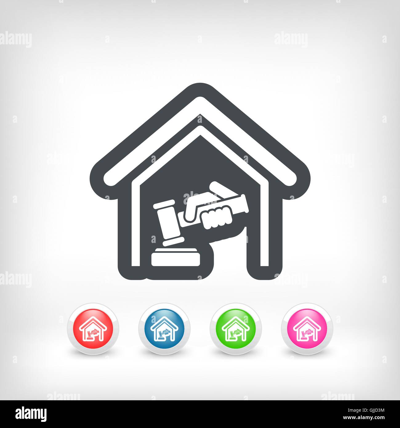 Court legal system judgement Stock Vector Images - Alamy