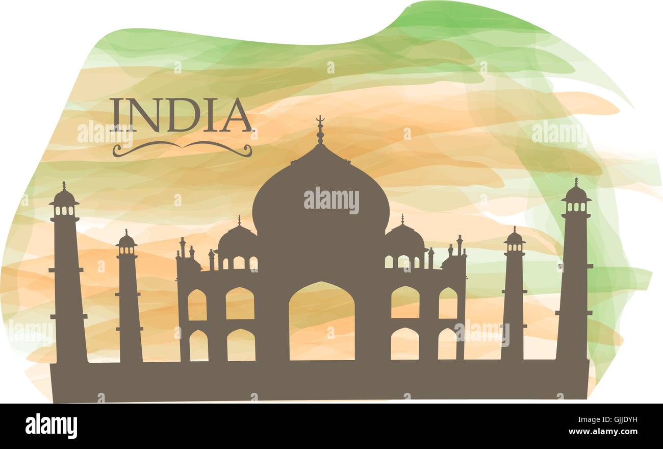 Taj mahal background Stock Vector Images - Alamy