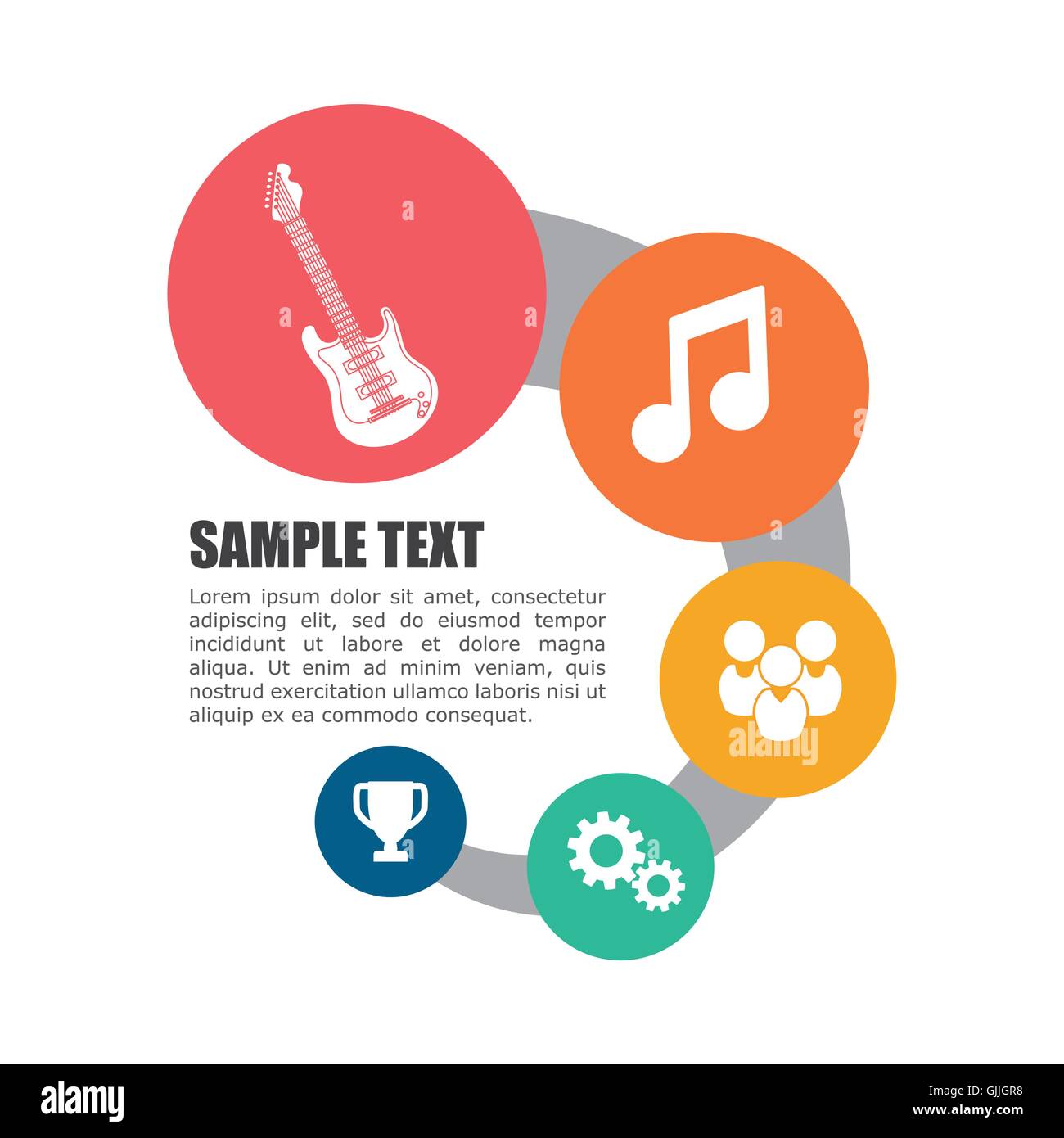 guitar music sound infographic Stock Vector Image & Art - Alamy