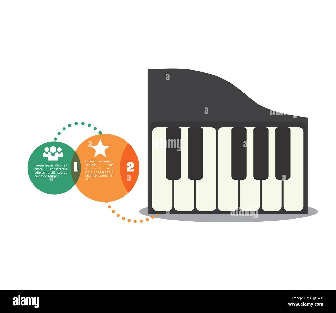 piano music sound infographic Stock Vector Image & Art - Alamy