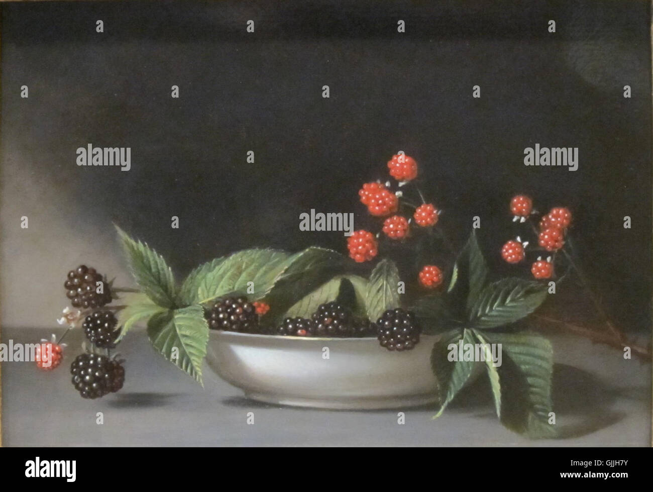 'Blackberries' by Raphaelle Peale, c. 1813 Stock Photo - Alamy