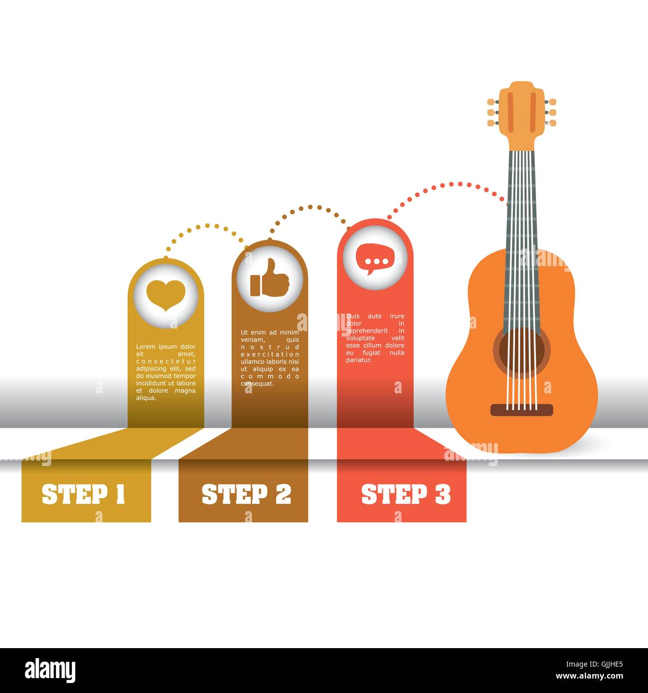 guitar music sound infographic Stock Vector Image & Art - Alamy