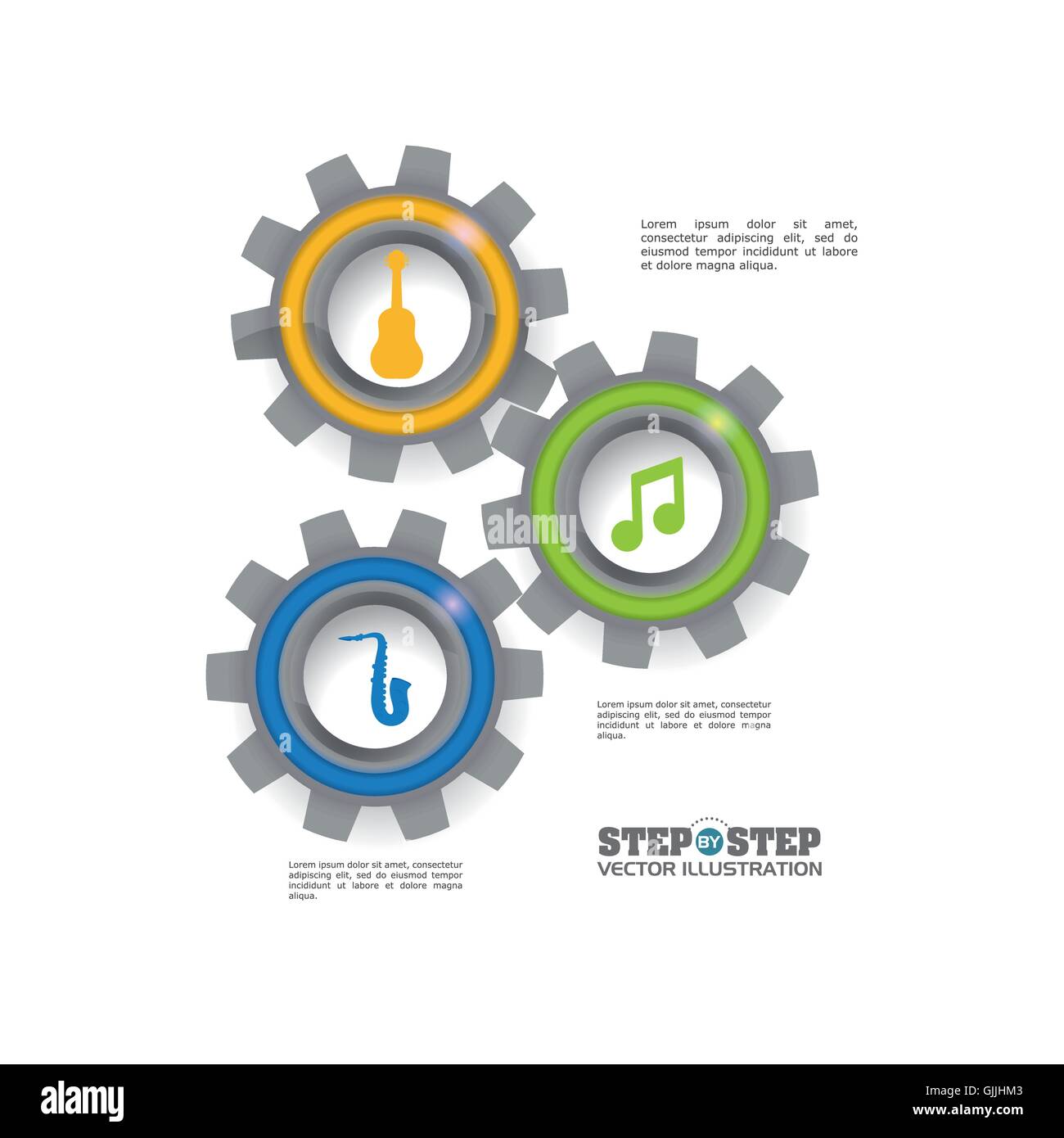 music sound infographic Stock Vector Image & Art - Alamy