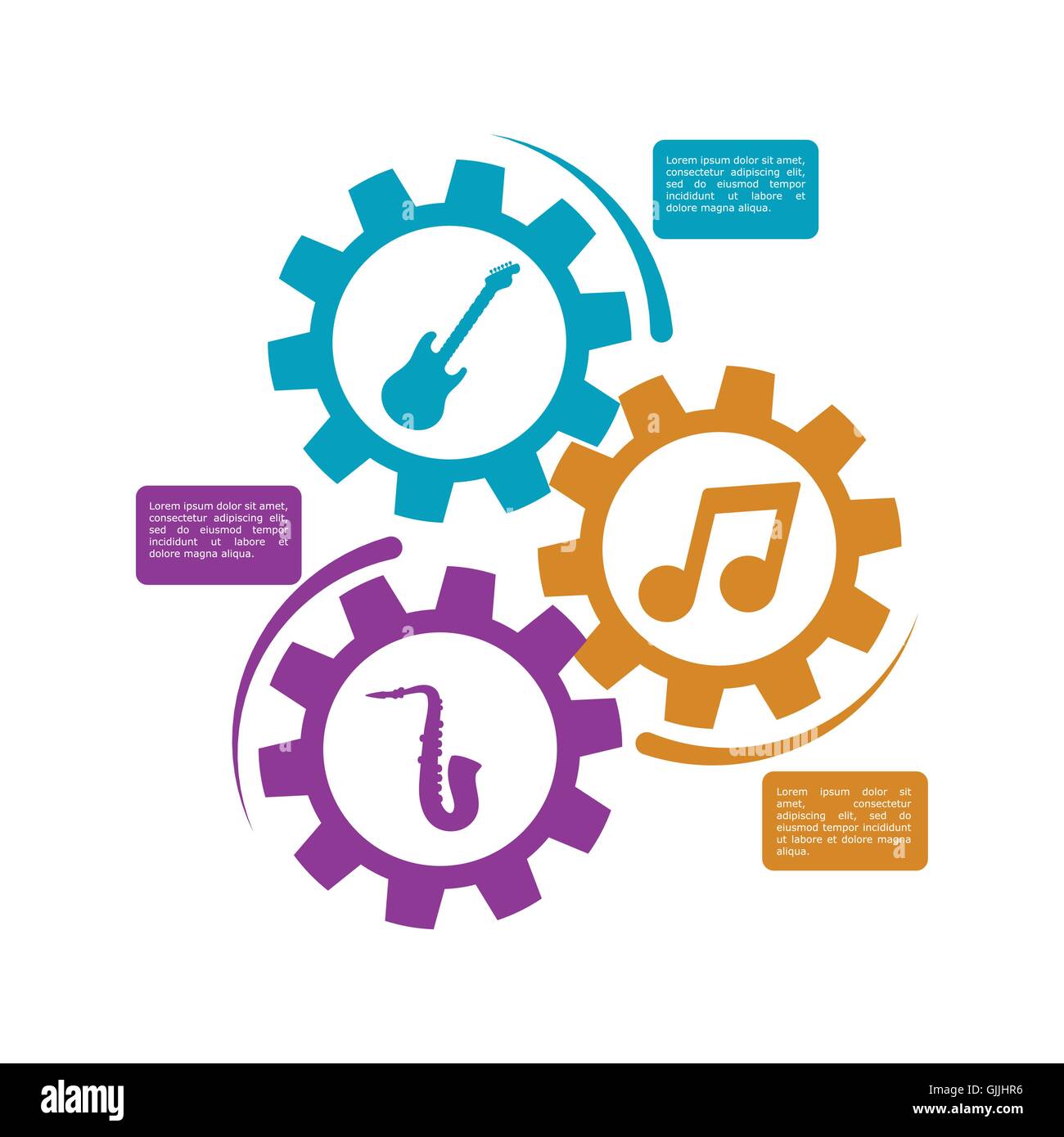 music sound infographic Stock Vector Image & Art - Alamy