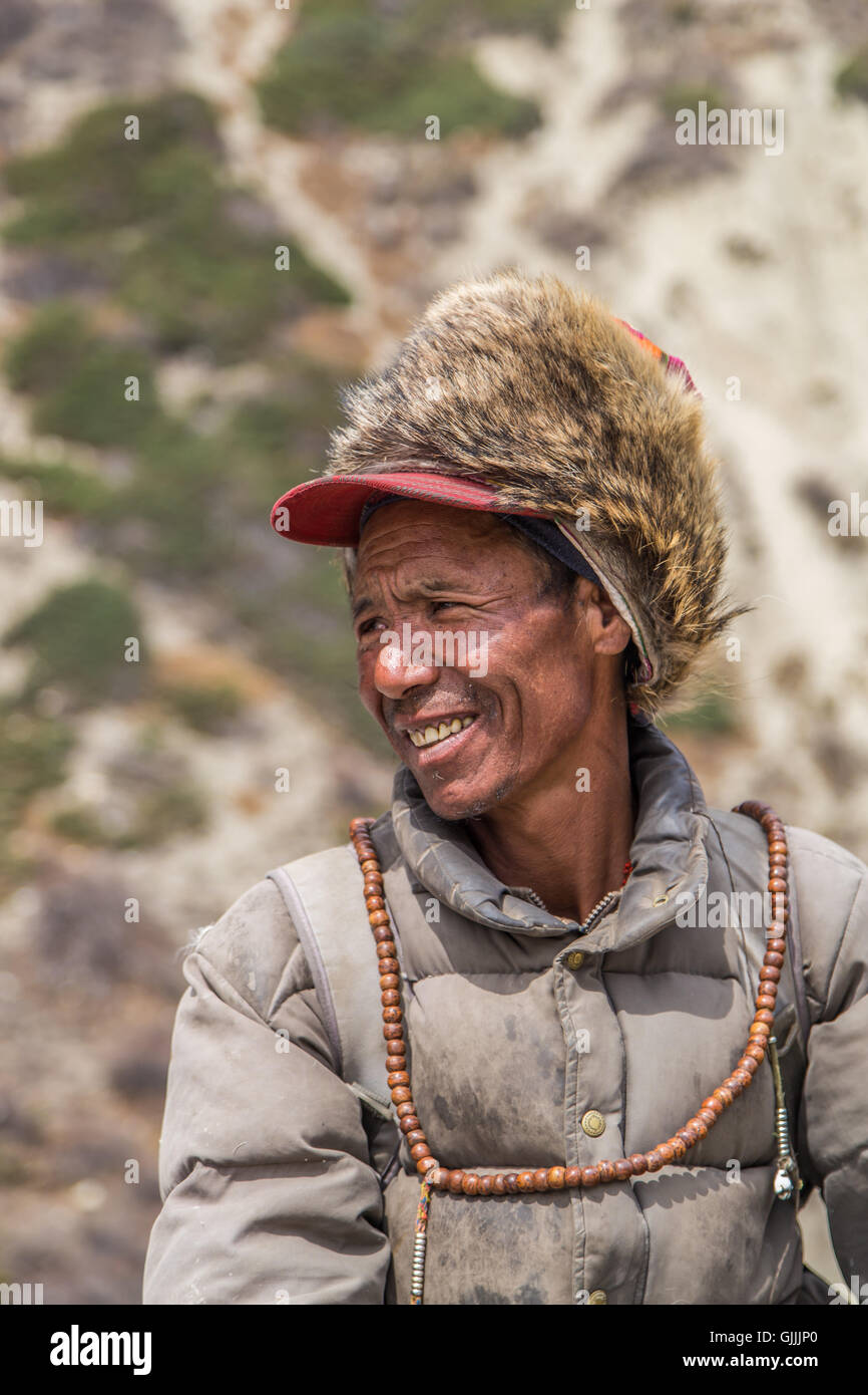 Nepalese man, Himalayas Stock Photo - Alamy