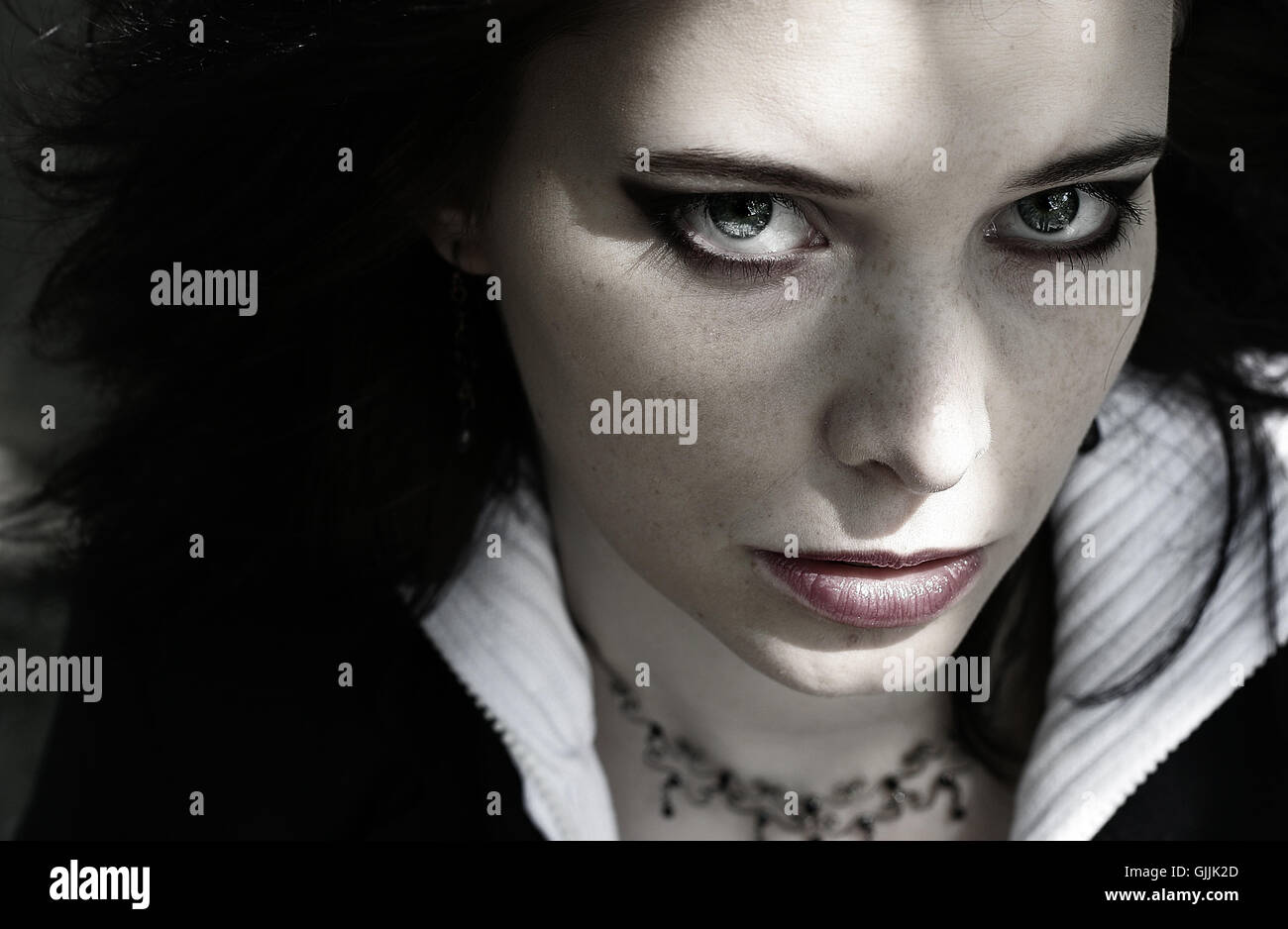 Earnest girl hi-res stock photography and images - Alamy