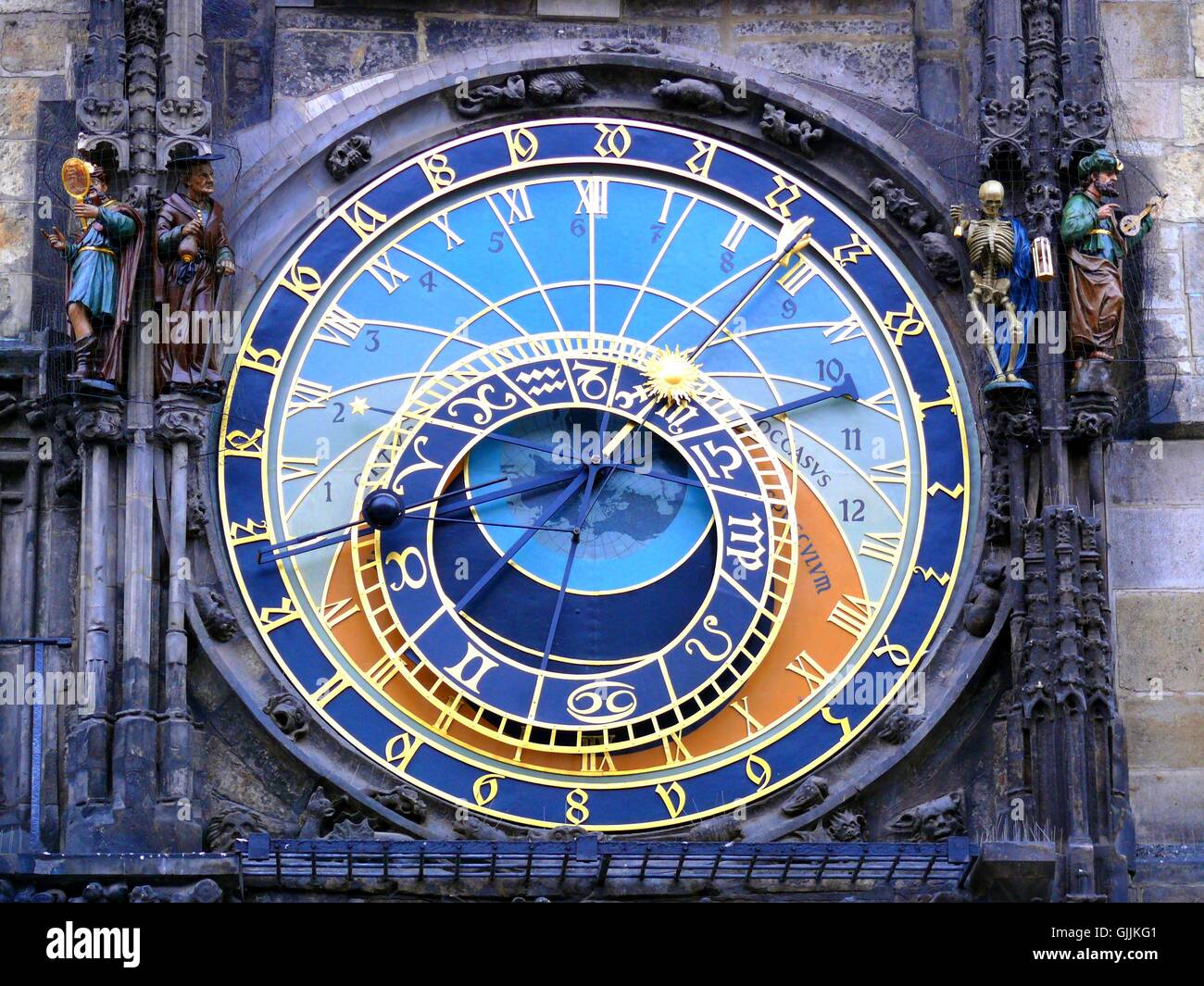 prague astronomical clock Stock Photo - Alamy