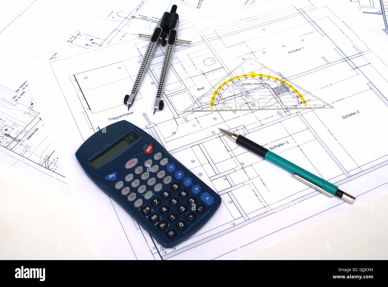house building plan Stock Photo - Alamy