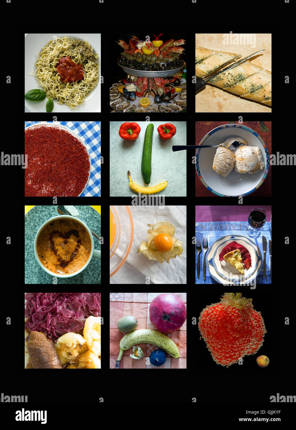 What to eat poster hi-res stock photography and images - Alamy