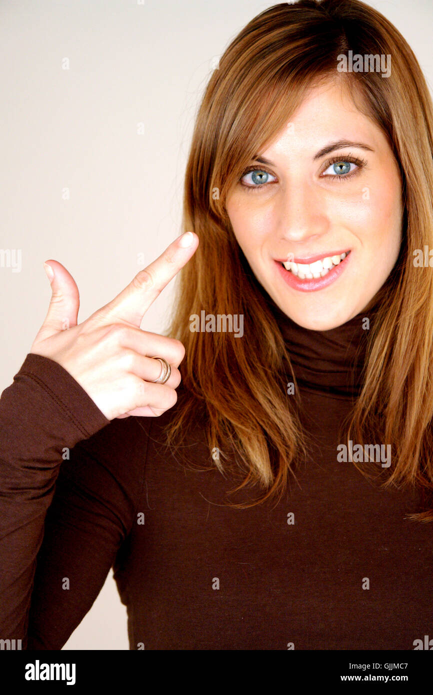 woman gesticulate humans Stock Photo - Alamy