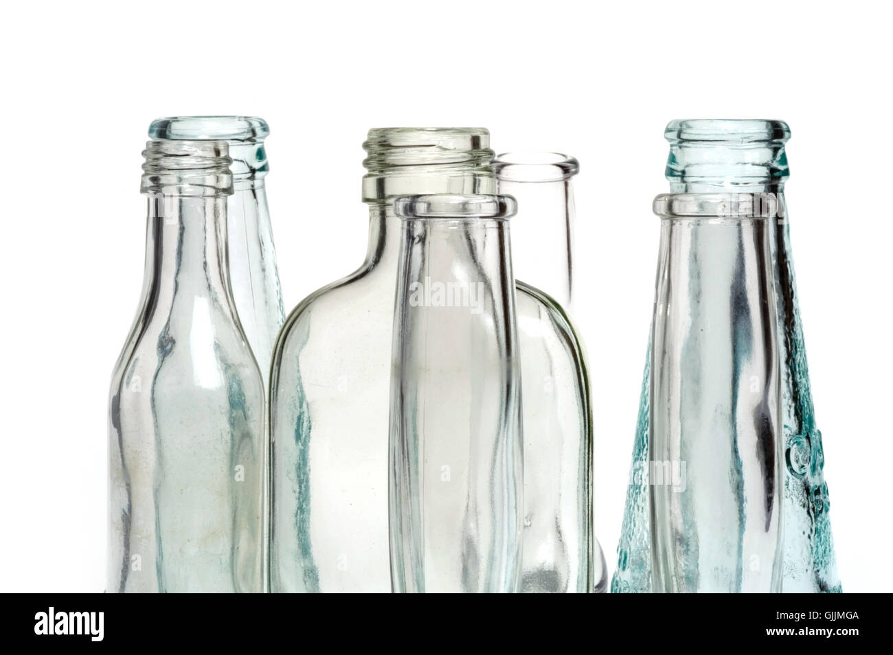 empty glass bottles Stock Photo - Alamy