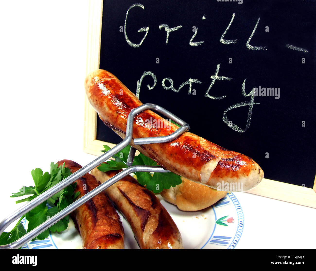 sausage grill barbecue Stock Photo - Alamy