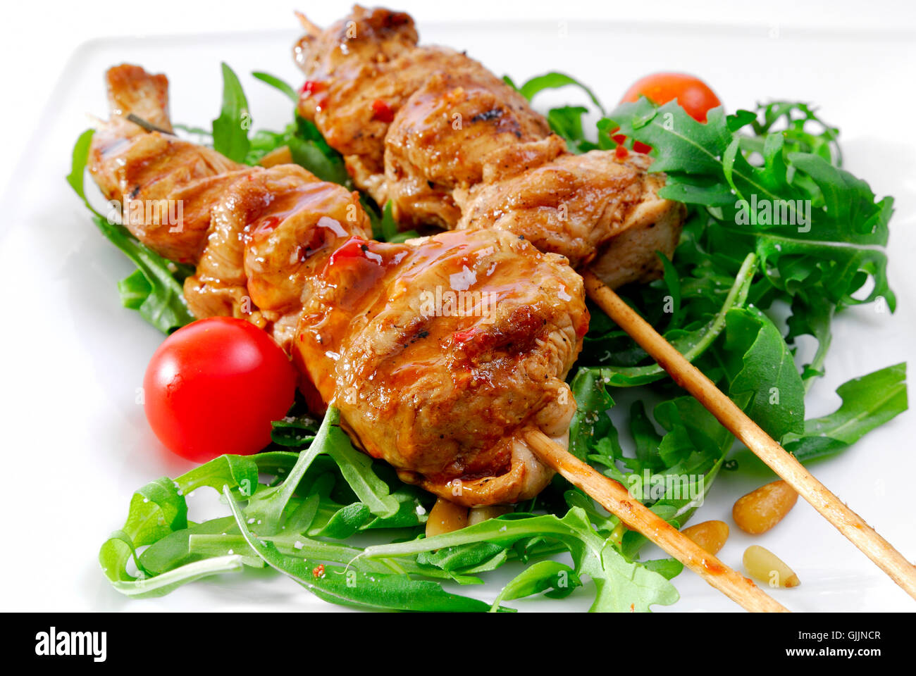 Meat kebabs hi-res stock photography and images - Alamy