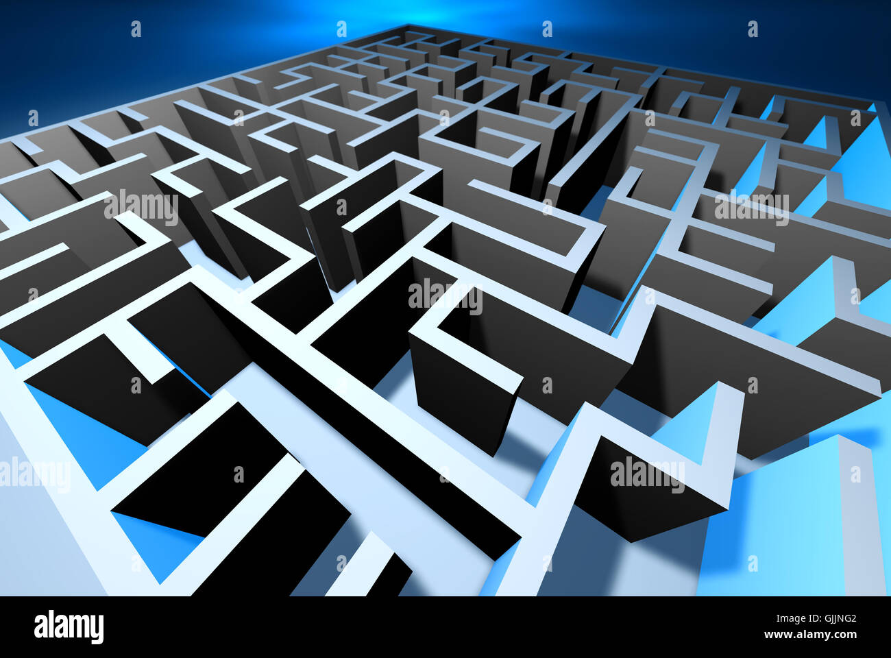 wall labyrinth ways Stock Photo - Alamy