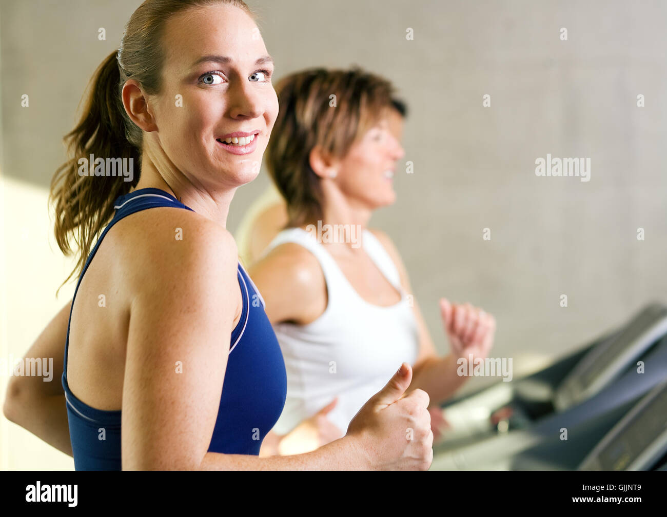 running and smiling Stock Photo - Alamy