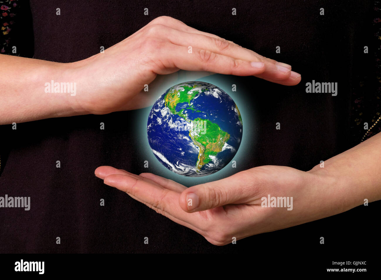 hand hands environment Stock Photo - Alamy