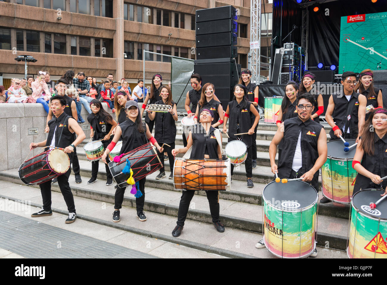 Dancing & music captured during the 2016 Brazilica parade through the ...